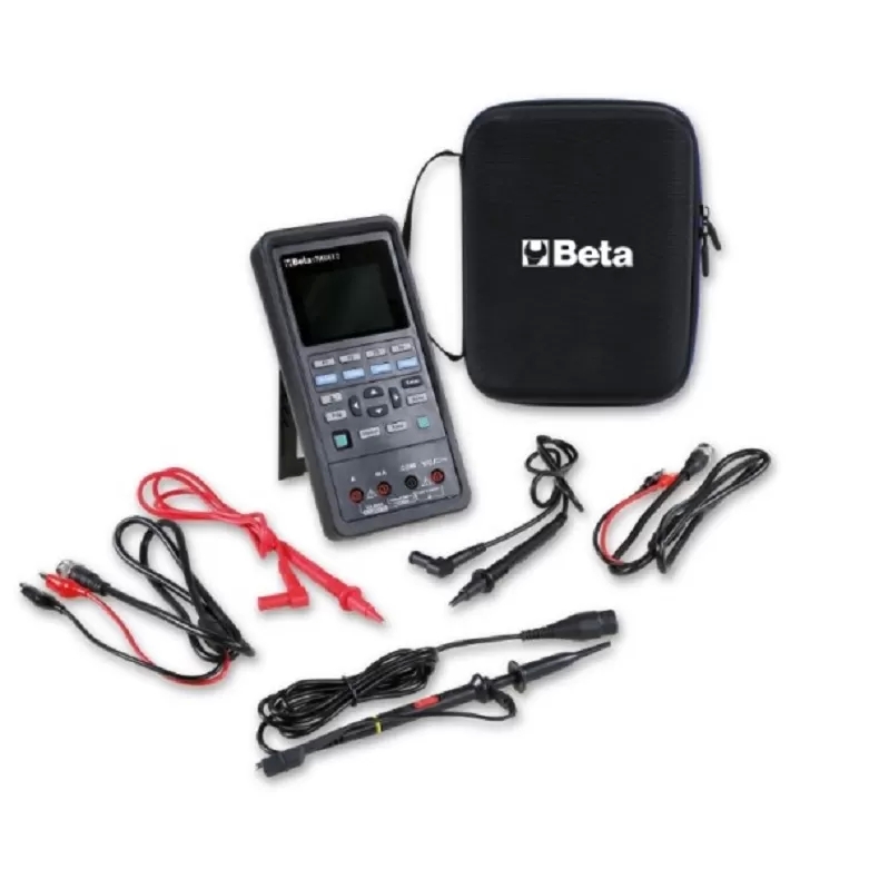 Digital automotive multimeter, portable, with 2-channel oscilloscope ...