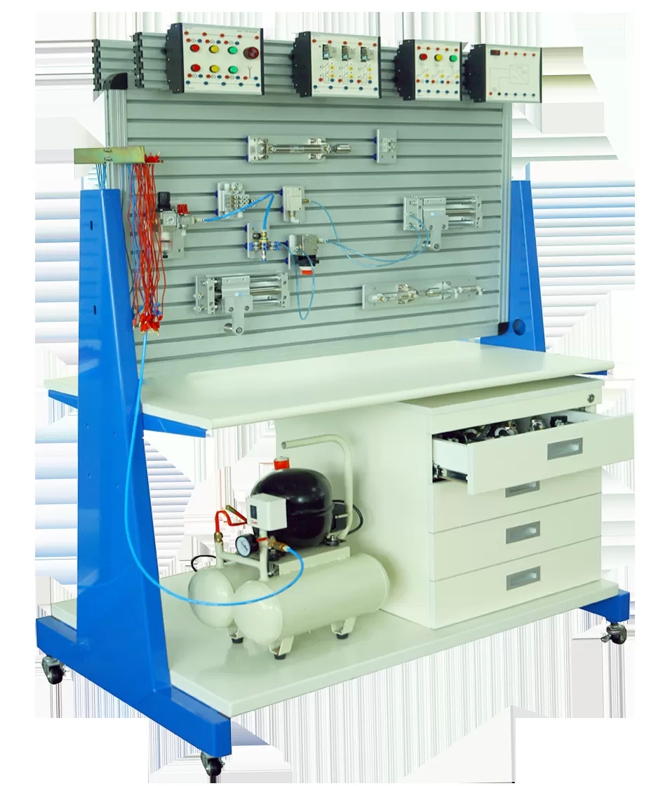 Electro-pneumatic practice set
