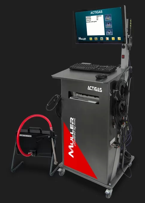 Combined gasoline and diesel exhaust gas analyzer